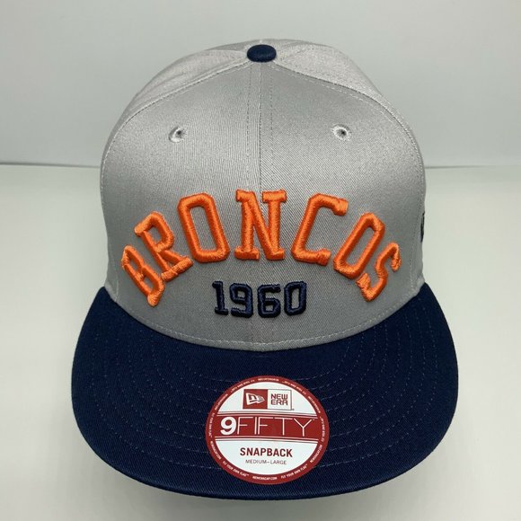 New Era | Accessories | New Era Cap Nfl Denver Broncos 96 Grey Navy ...
